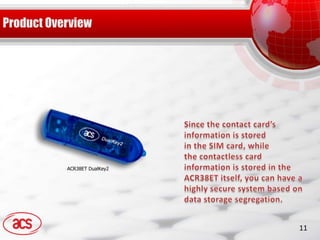 ACR38 product presentation by Advanced Card Systems Ltd. | PDF | Operating Systems | Computer ...