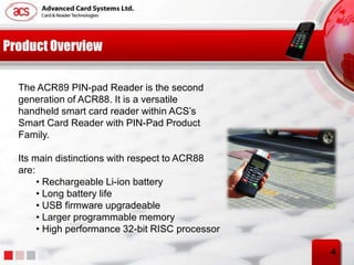 ACR89U Handheld Smart Card Reader | PPT