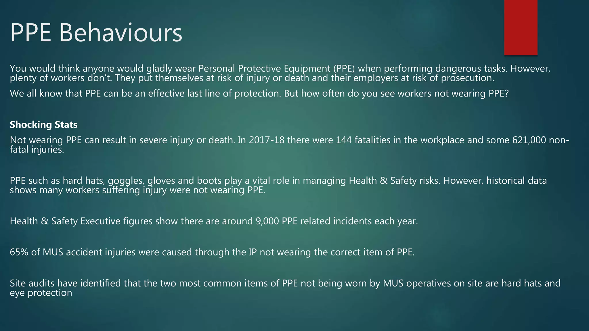 PPE Awareness training | PPTX