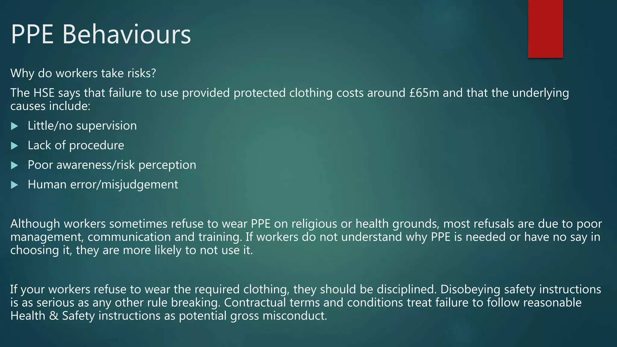 PPE Awareness training | PPTX