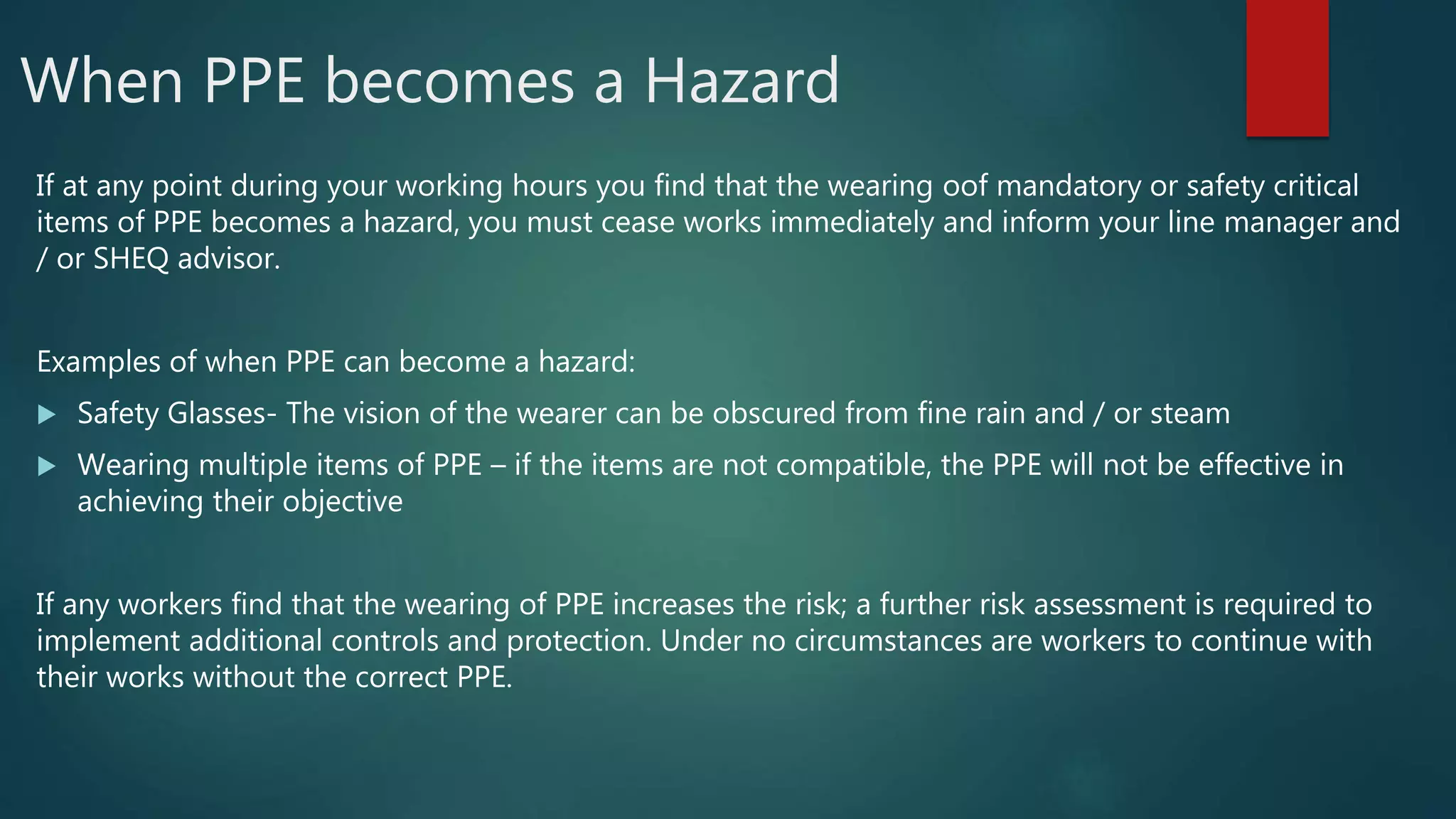 PPE Awareness training | PPTX