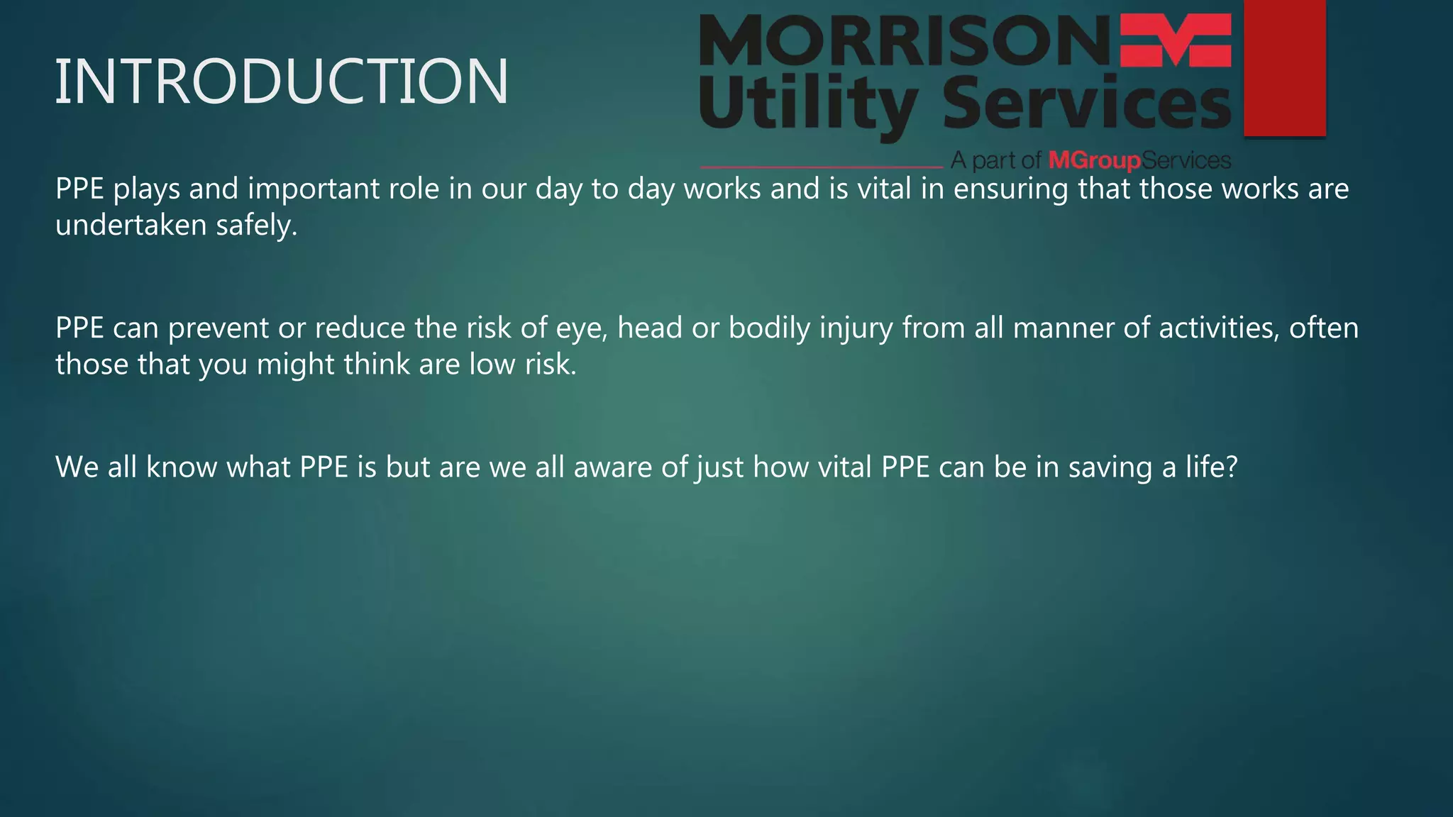 PPE Awareness training | PPTX