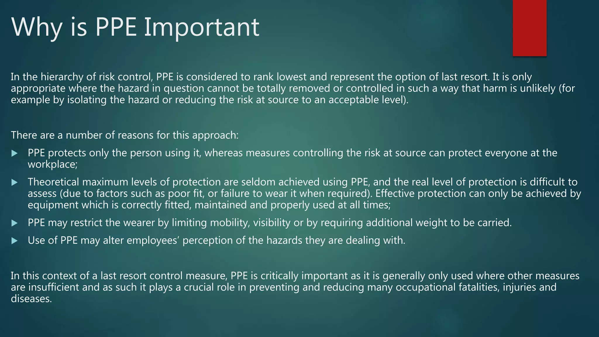PPE Awareness training | PPTX