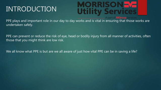 PPE Awareness training | PPTX