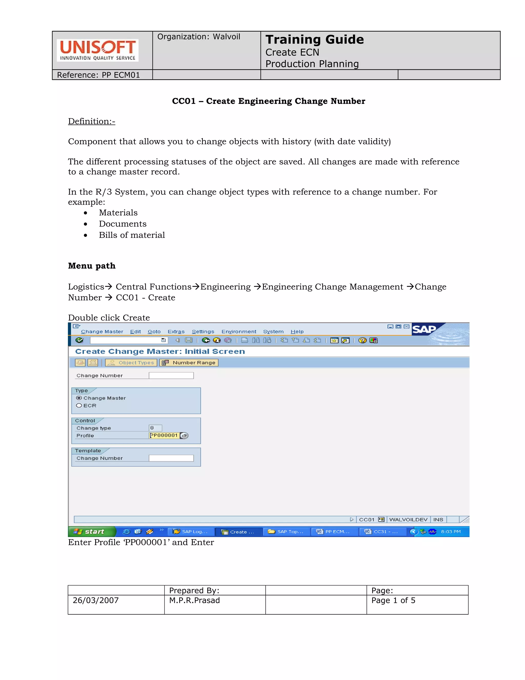SAP ECM create | DOC