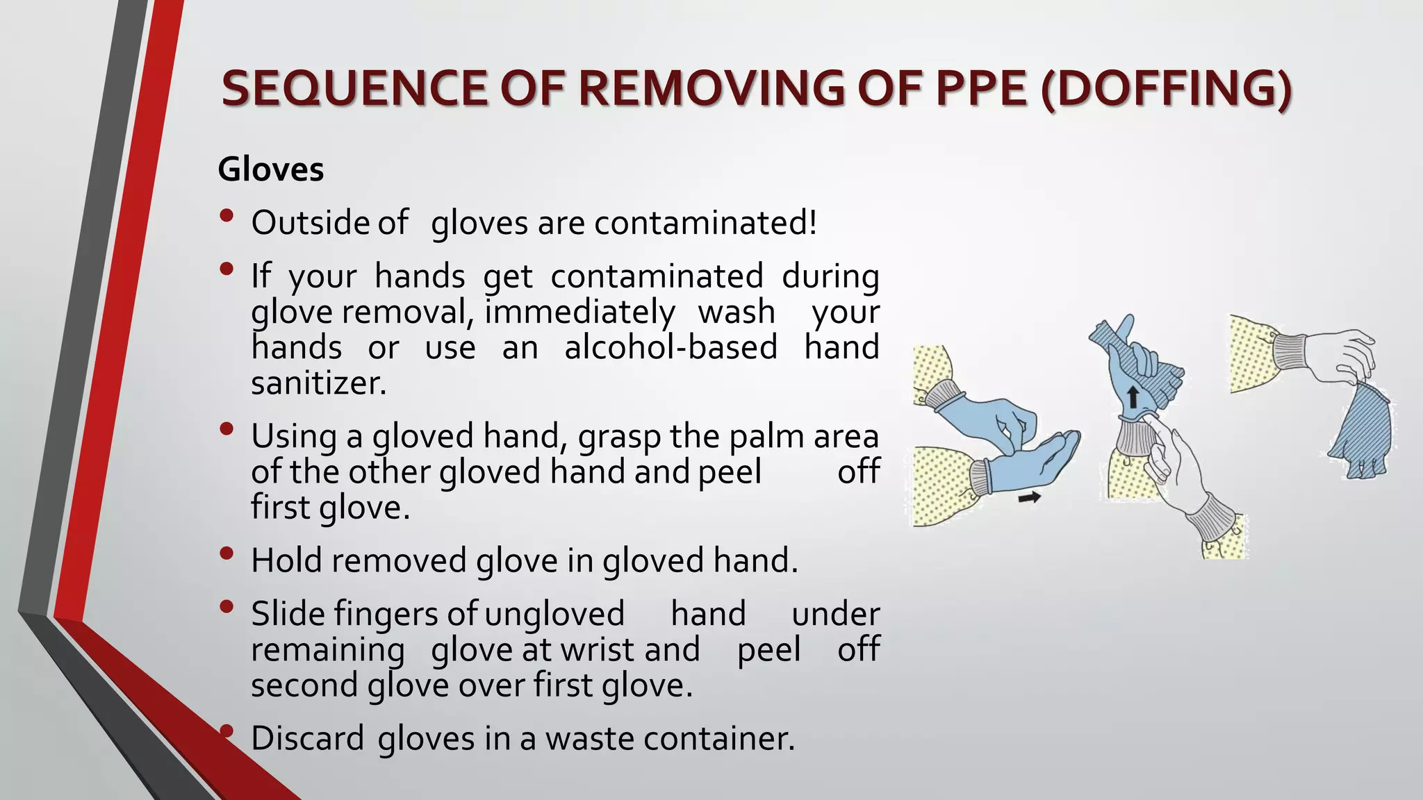 HOW TO SAFELY REMOVE PERSONAL PROTECTIVE EQUIPMENT (PPE) | PDF