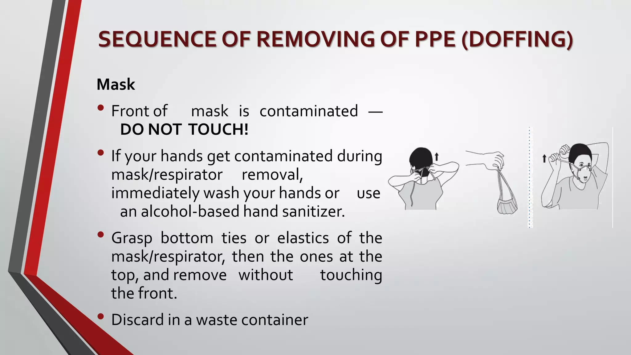HOW TO SAFELY REMOVE PERSONAL PROTECTIVE EQUIPMENT (PPE) | PDF