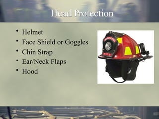 Personal Protective Equipment for fire fighter | PPTX