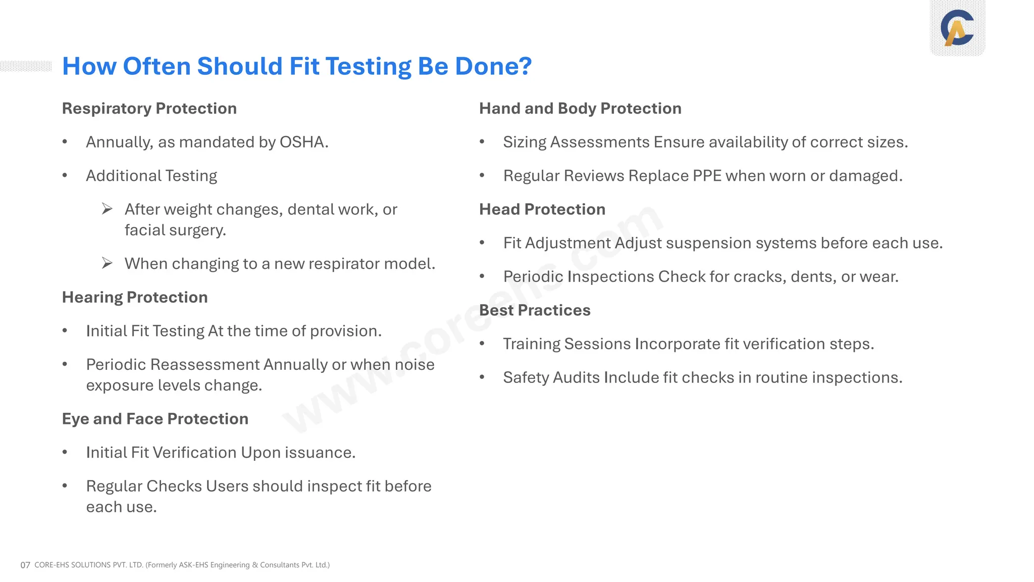 PPE Fit Testing: How Often Should You Do It? | PDF