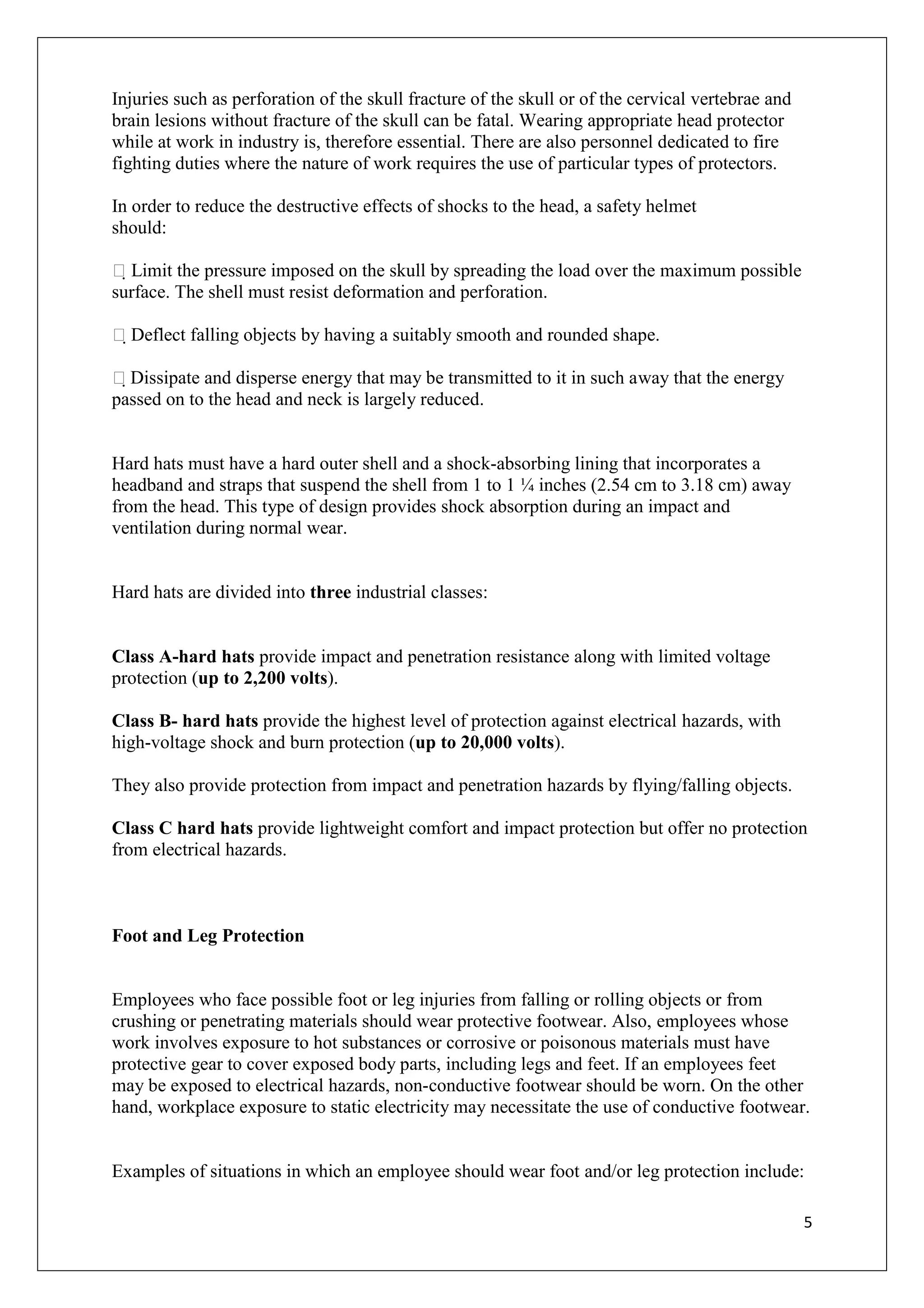 Ppe group ii assignment | DOCX