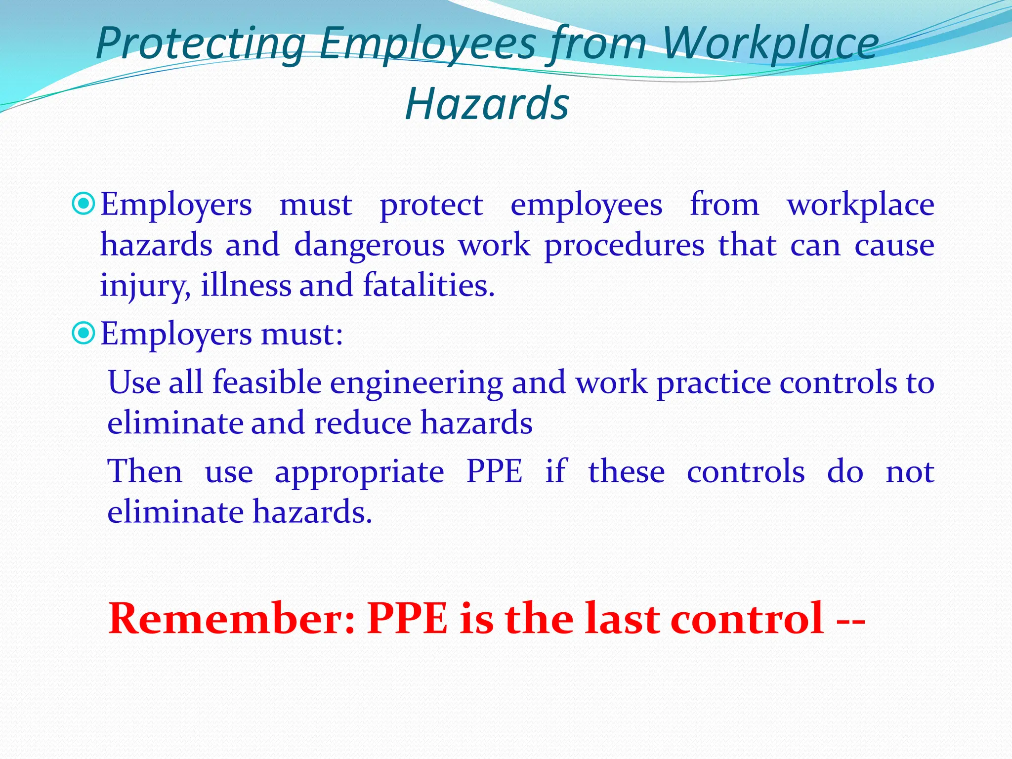 PPE (Personal ) & Its Importance in safety work | PDF