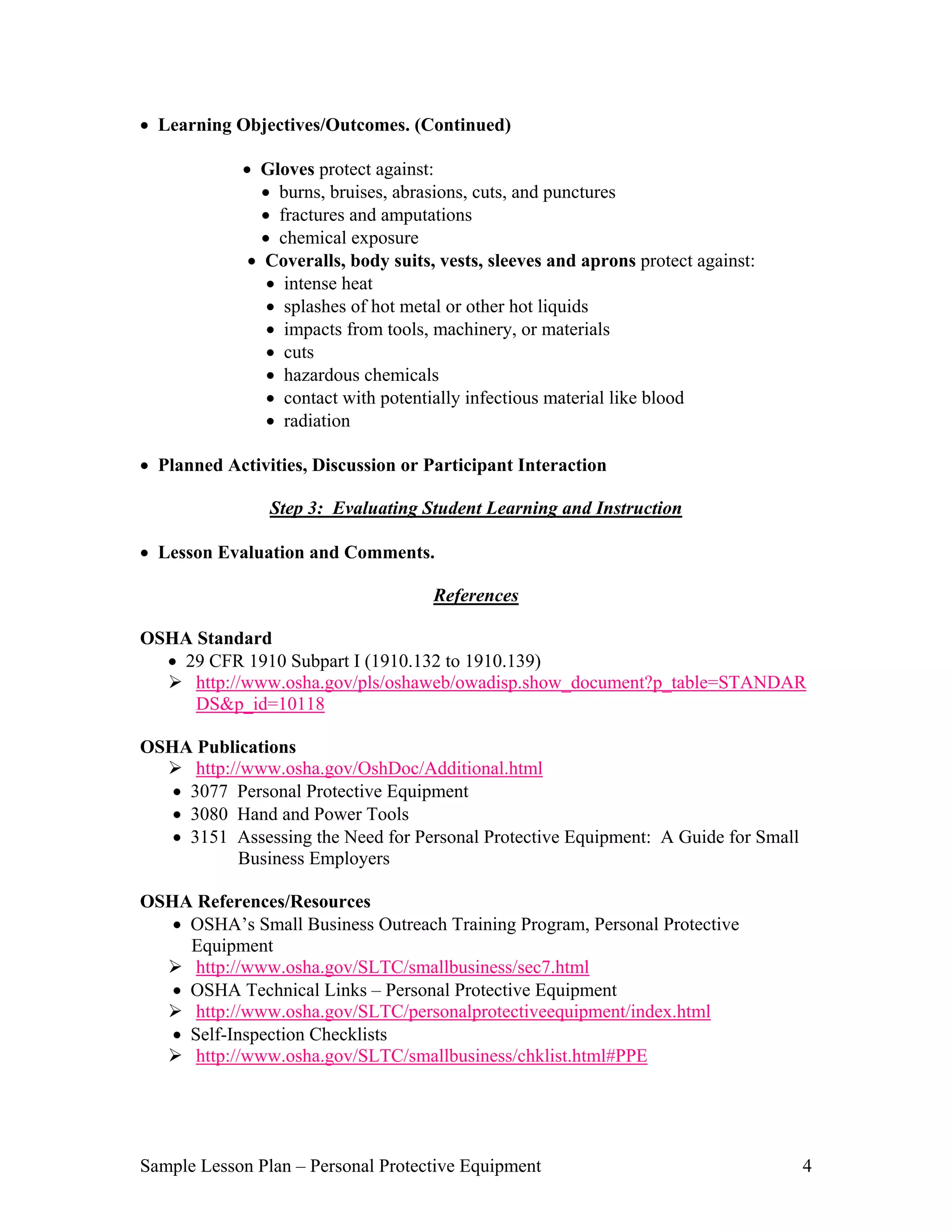 Ppe lp | PDF
