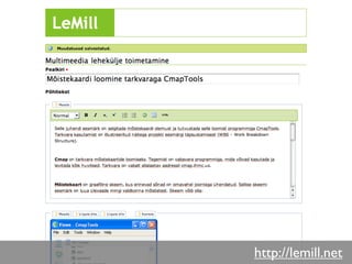 Õppematerjalide koostamine LeMill keskkonnas | PDF