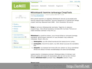 Õppematerjalide koostamine LeMill keskkonnas | PDF