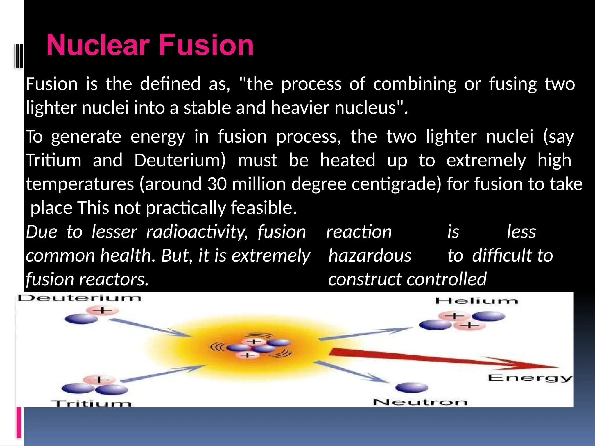 PPE NUCLEAR PPT and its types : fusion and fission | PPTX | Power and ...