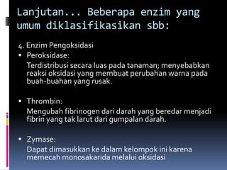 Pp enzim dan protein lain | PPT