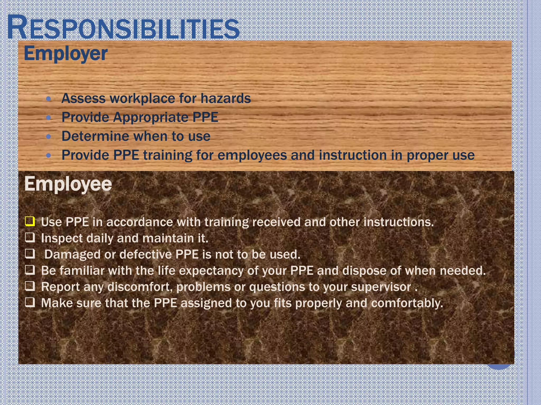 PPE( personal Protective equipment) | PPTX