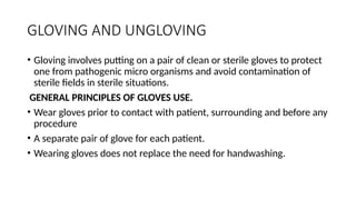 PPEs and Gloving under the Infection Prevention.pptx | Infectious ...