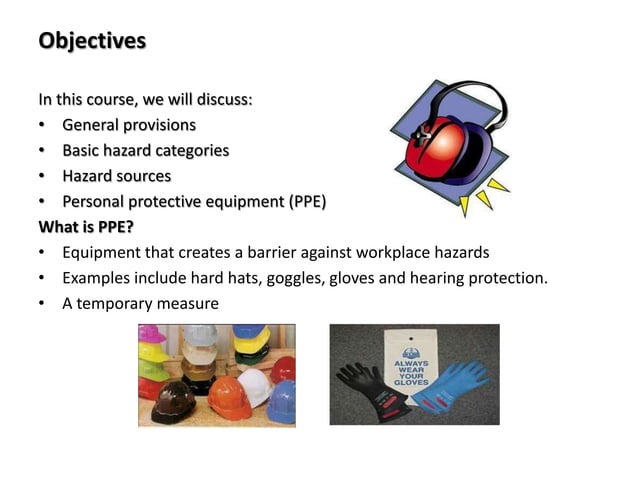 Ppe's awareness | PPTX