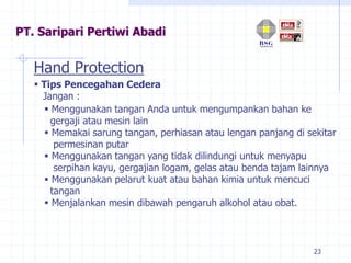PPE NES PT Saripati Pertiwi Abadi HSE .ppt