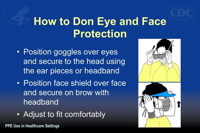 CDC Guidance For PPE in Healthcare settings | PPT | First Aid | Injuries