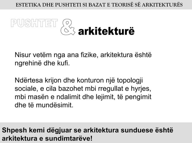 Estetika dhe pushteti | PPT