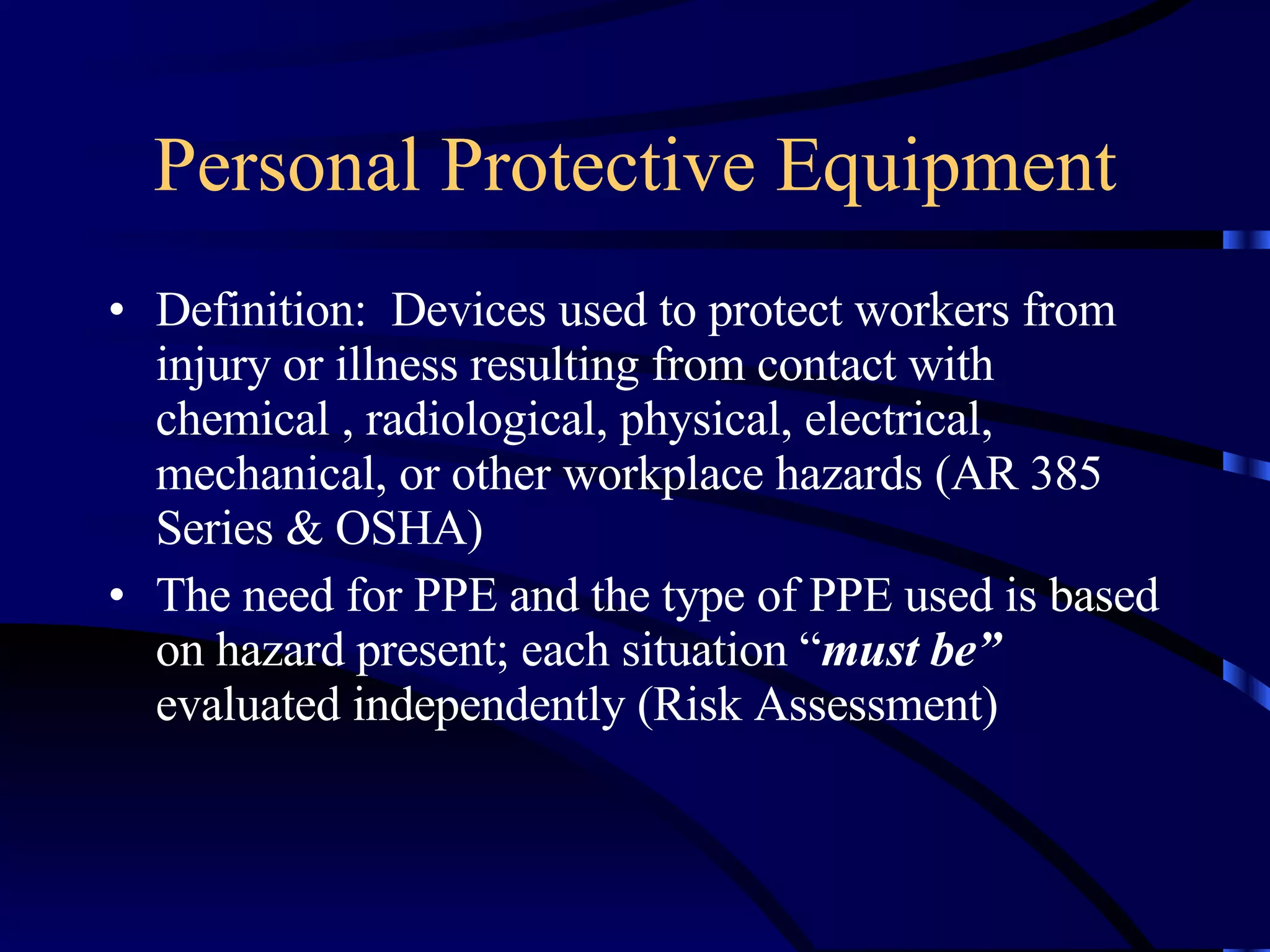 Ppe Training | PPT