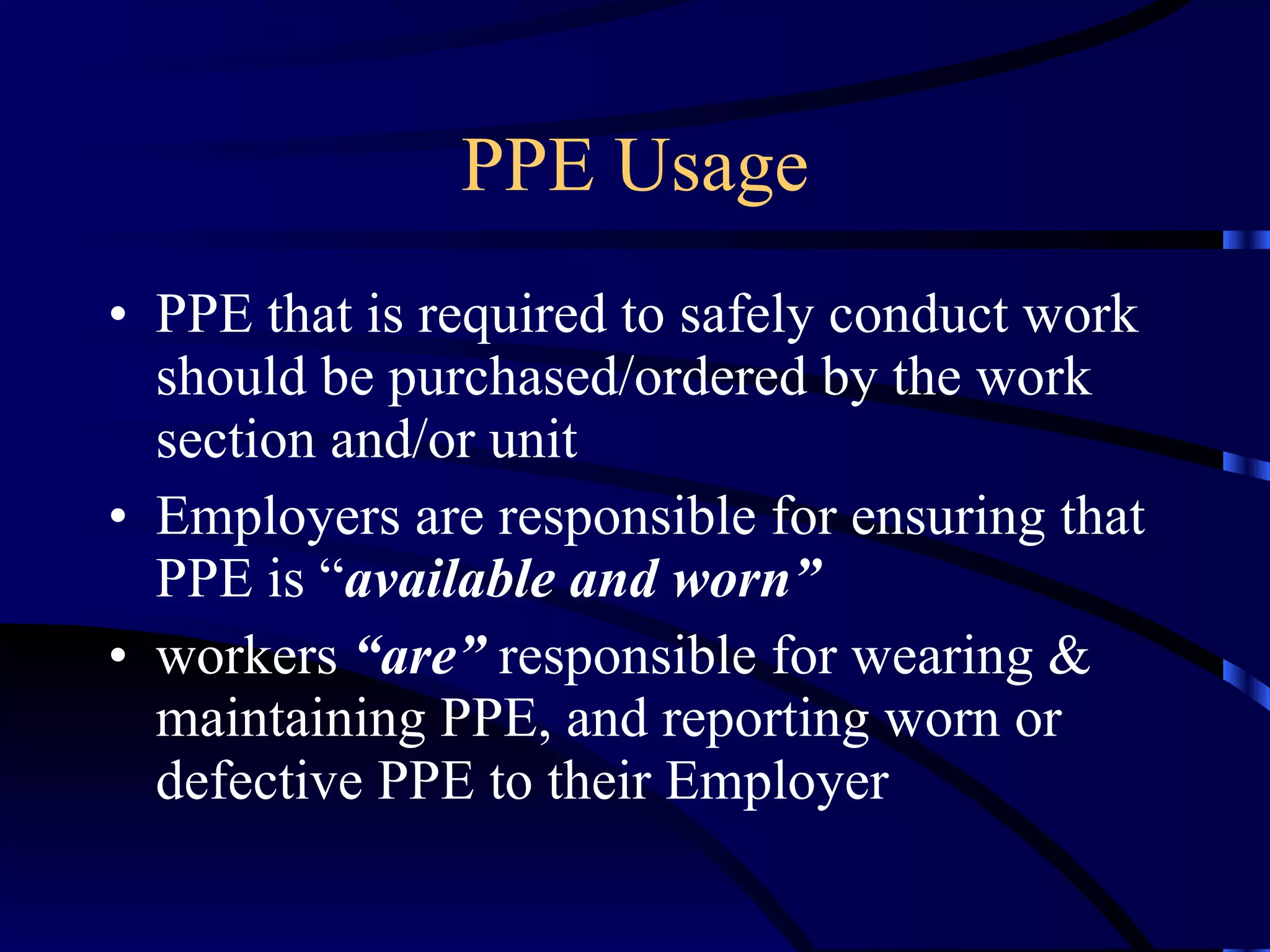 Ppe Training | PPT