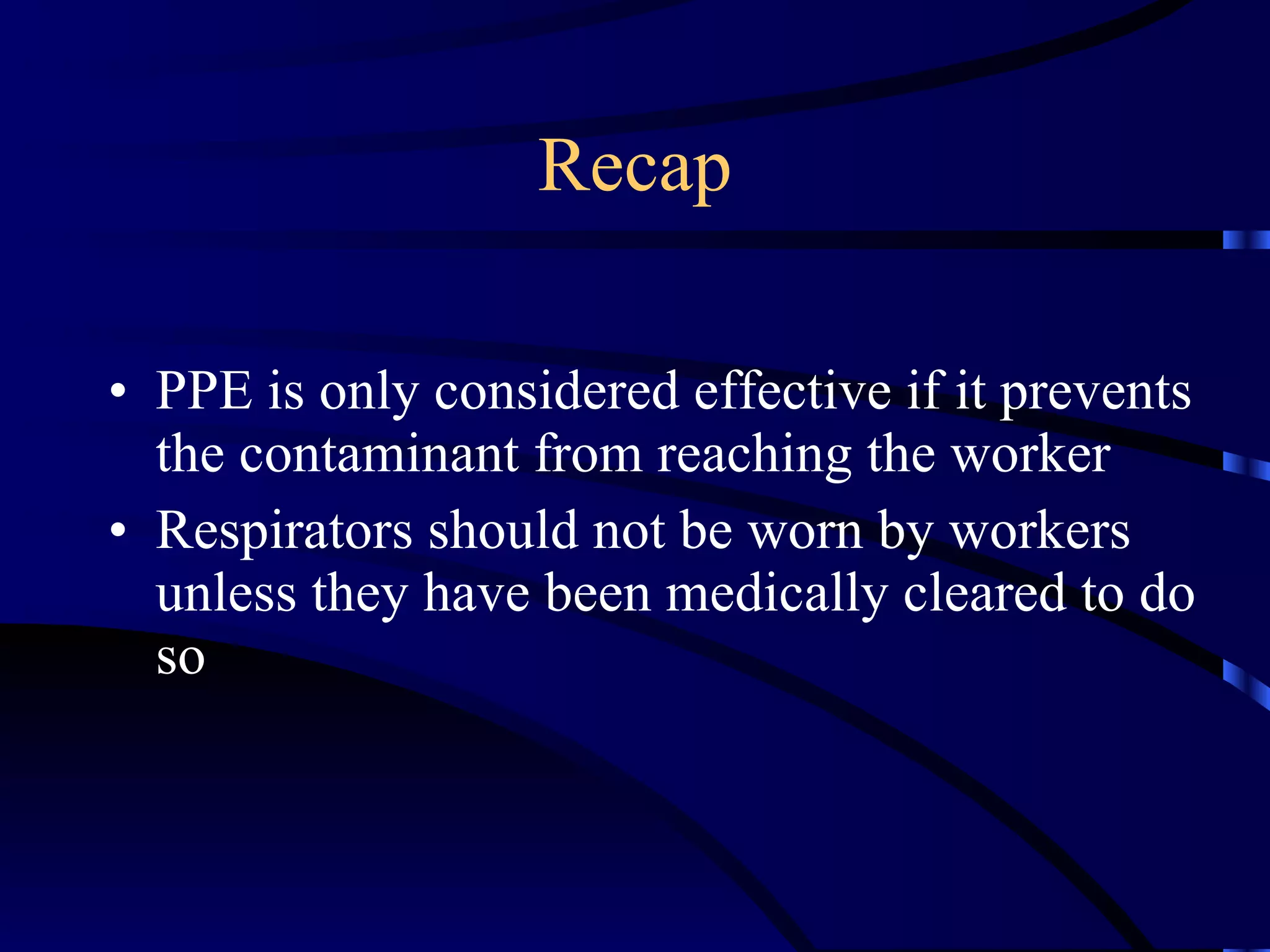 Ppe Training | PPT