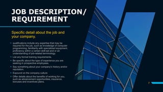 5 Step to Write Job Ad | PPT