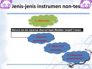 Pp evaluasi kel ii ( menyusun instrumen non tes) | PPTX