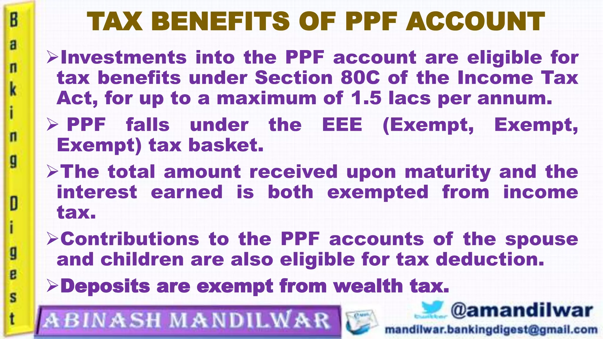 PPF (Public Provident Fund) Account 2019 in Hindi–Benefits, updated ...