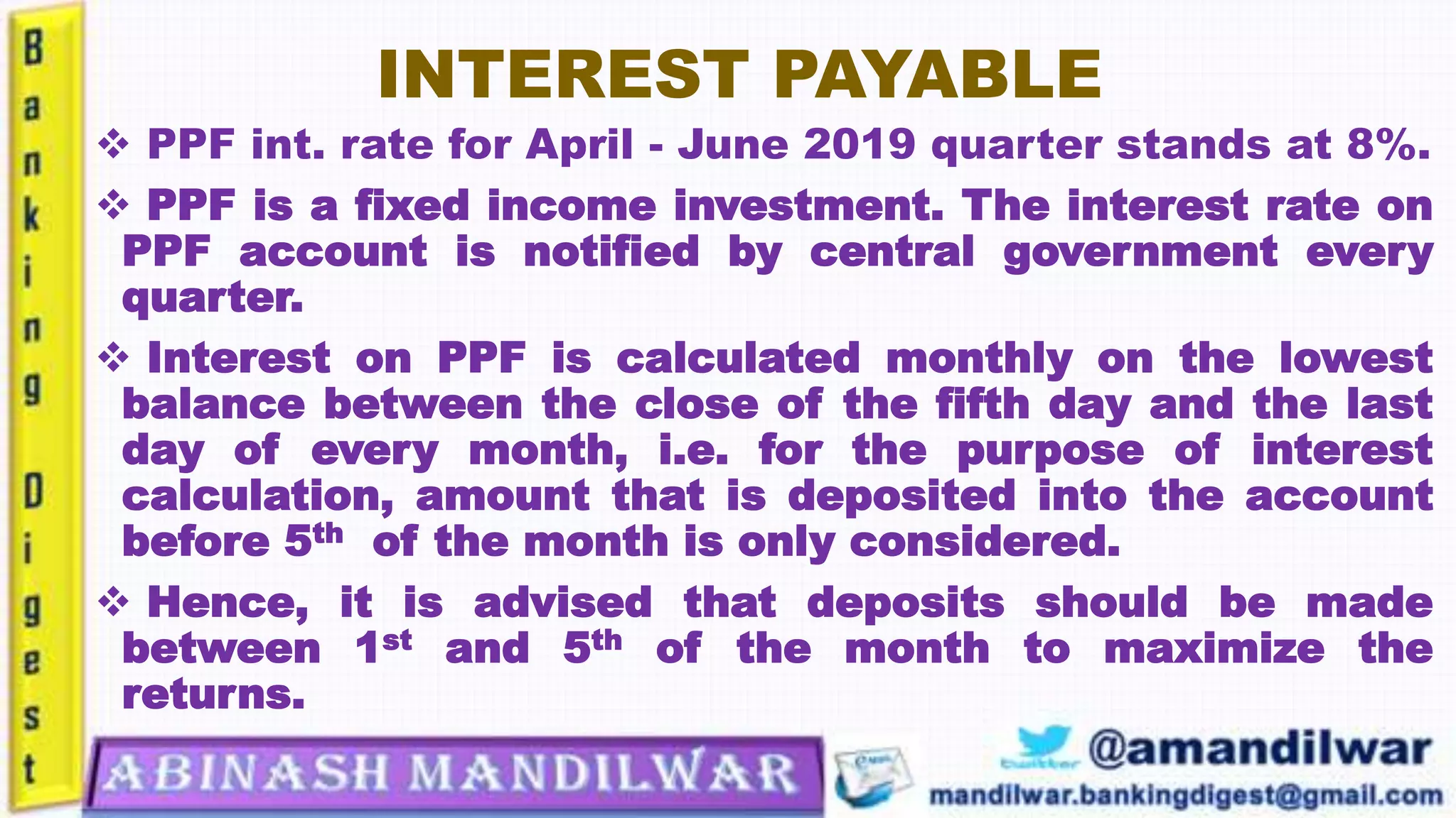 PPF (Public Provident Fund) Account 2019 in Hindi–Benefits, updated ...