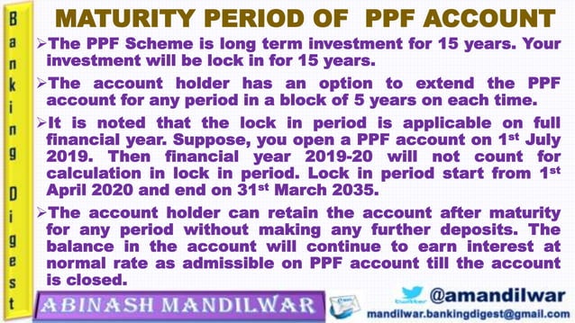 PPF (Public Provident Fund) Account 2019 in Hindi–Benefits, updated Rules, Maturity Chart ...