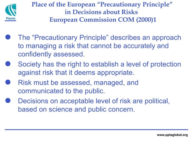 Implementation Of The Precautionary Principle – MFICS