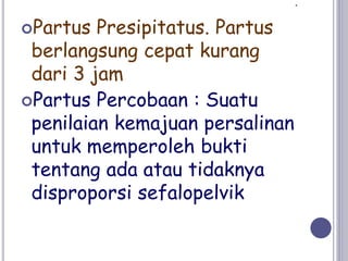 Fisiologi persalinan | PPT