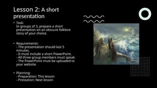PP Folklore lesson cycle_lesson series & intro | PPTX