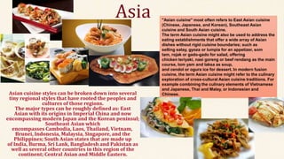 FOOD AROUND THE WORLD....ENGLISH PROJECT | PPTX