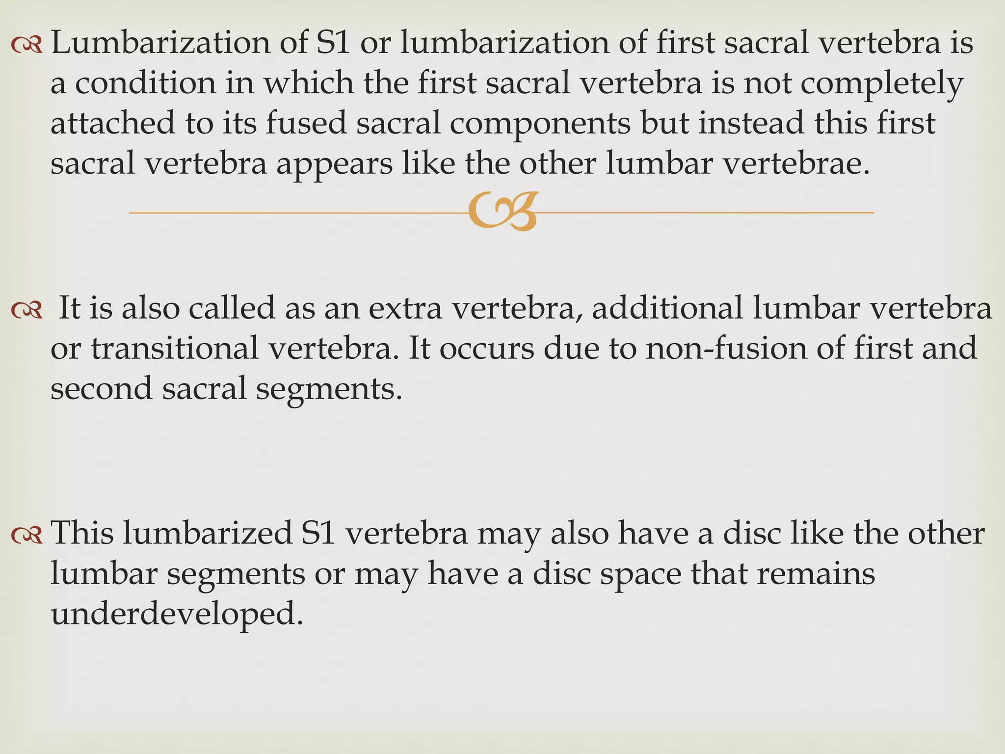 Pp for lumbarization and sacralization by Dr Dhruv Taneja Assistant Professor | PPTX