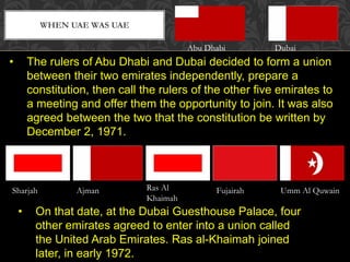 Pp for uae history nz (2) | PPTX
