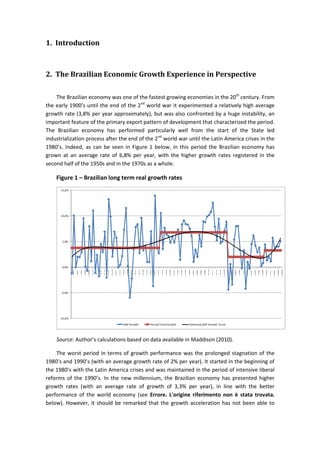 Patterns of Economic Growth of the Brazilian Economy 1970-2007: Demand ...