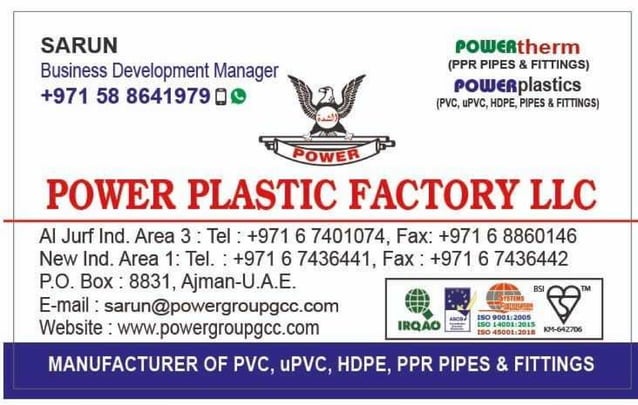 POWER PLASTIC FACTORY LLC | PDF