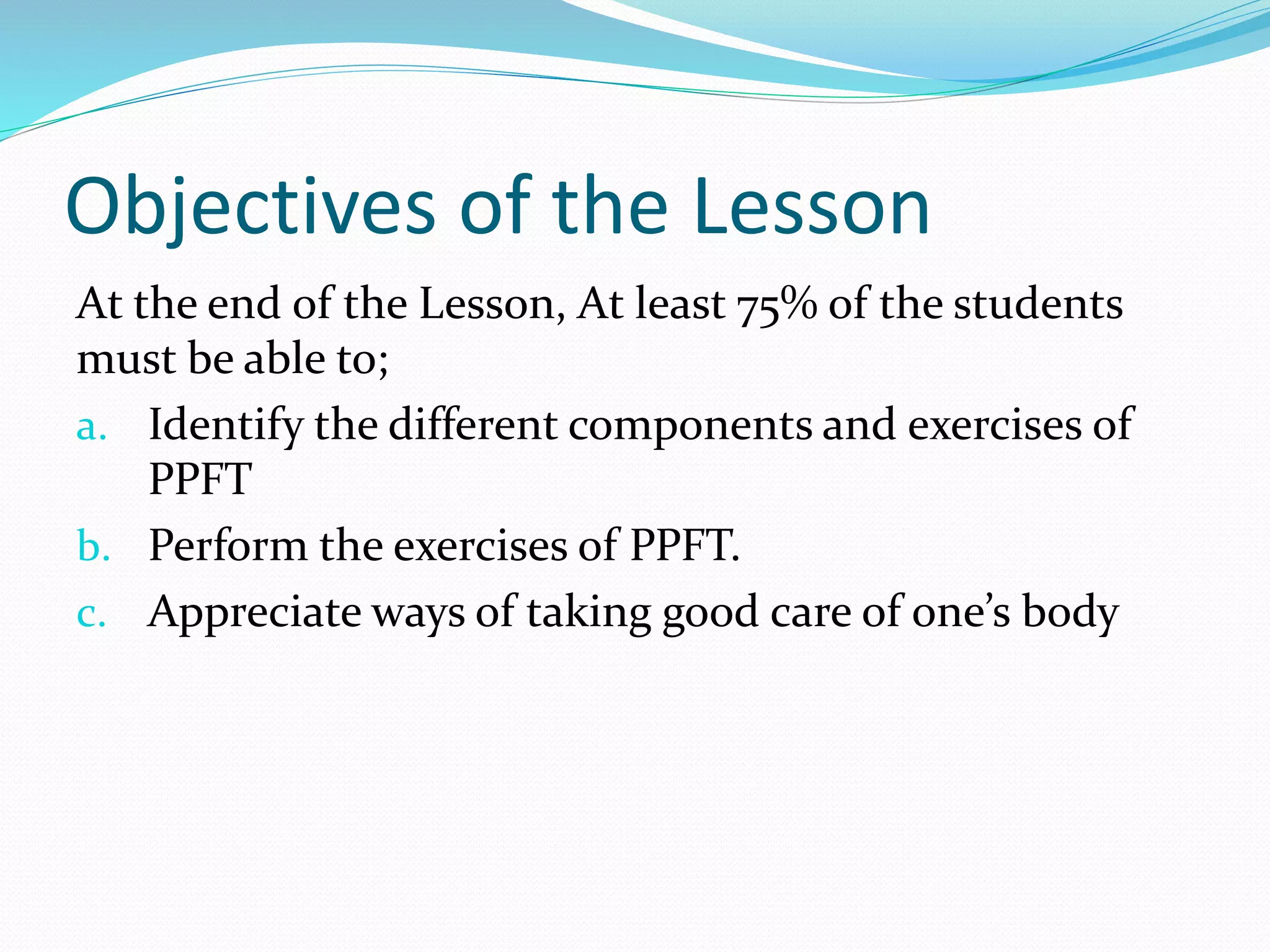 Philippine Physical Fitness Test | PPTX