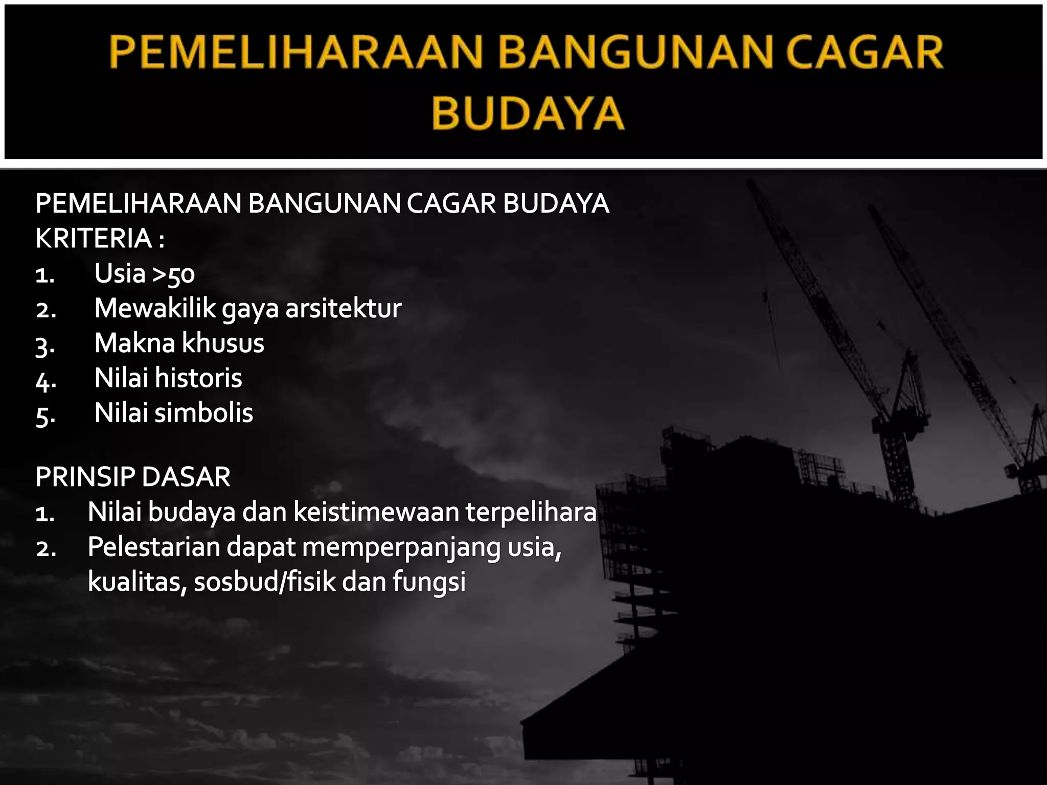 Pemeliharaan dan Perawatan Gedung | PPTX