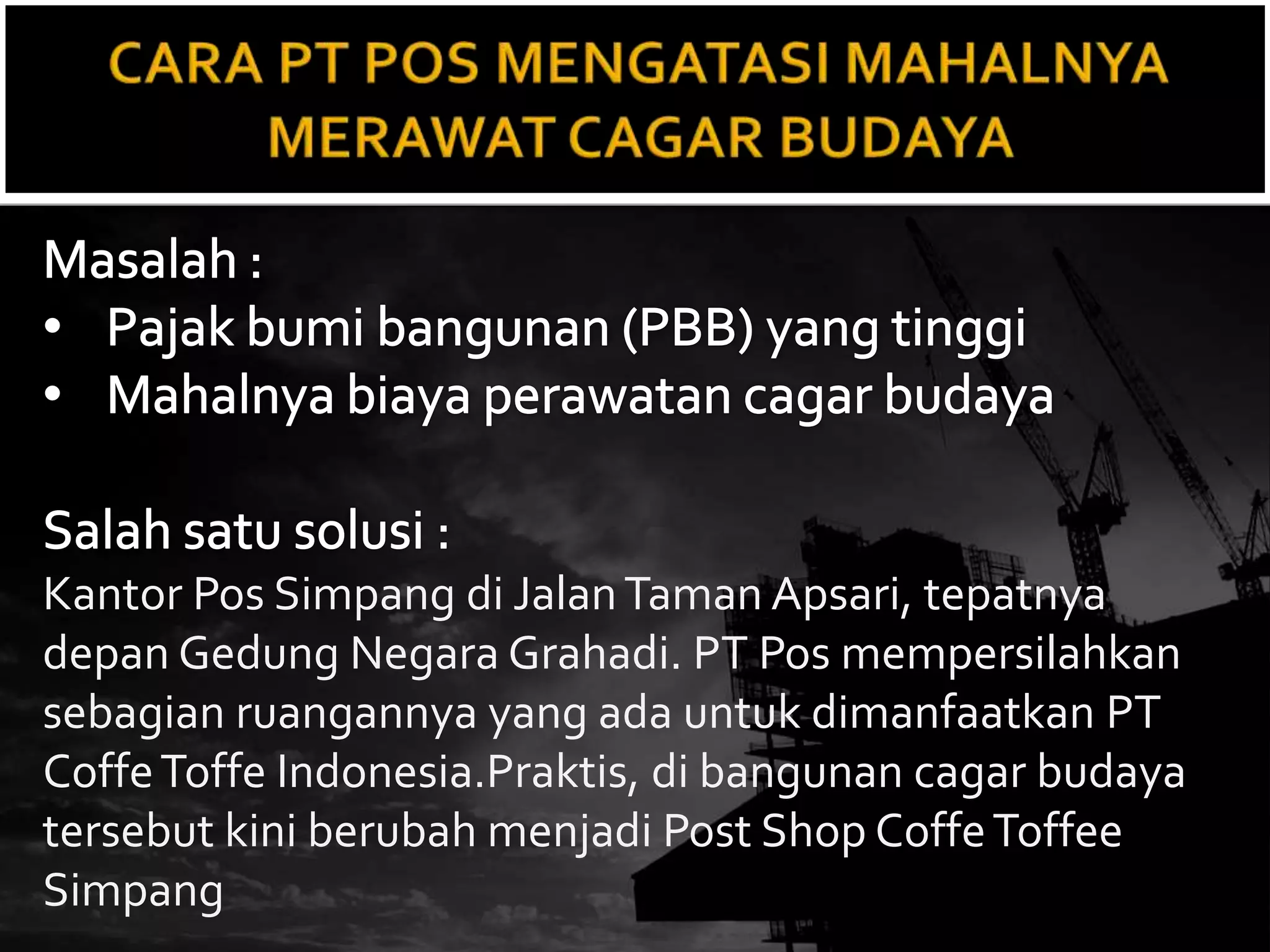 Pemeliharaan dan Perawatan Gedung | PPTX