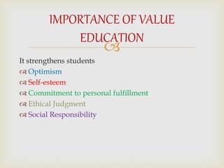 Value Education | PPT