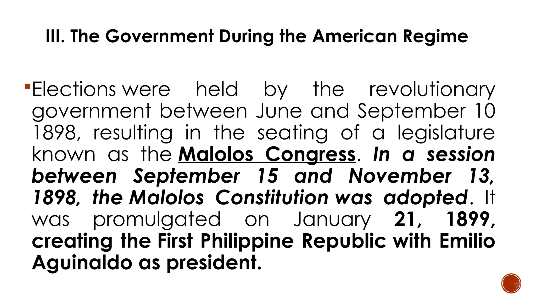 PPG-5TH COMPETENCY (Historical Development of Philippine Governance and ...
