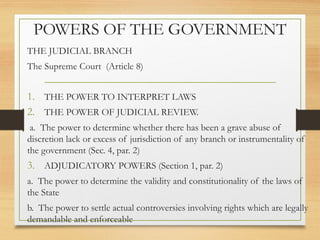 PPG - BRANCHES OF GOVERNMENT.pptx UCSP 11 | PPTX