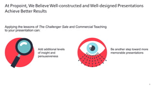 The Challenger Sale: Commercial Teaching and Your Sales Presentation | PPTX