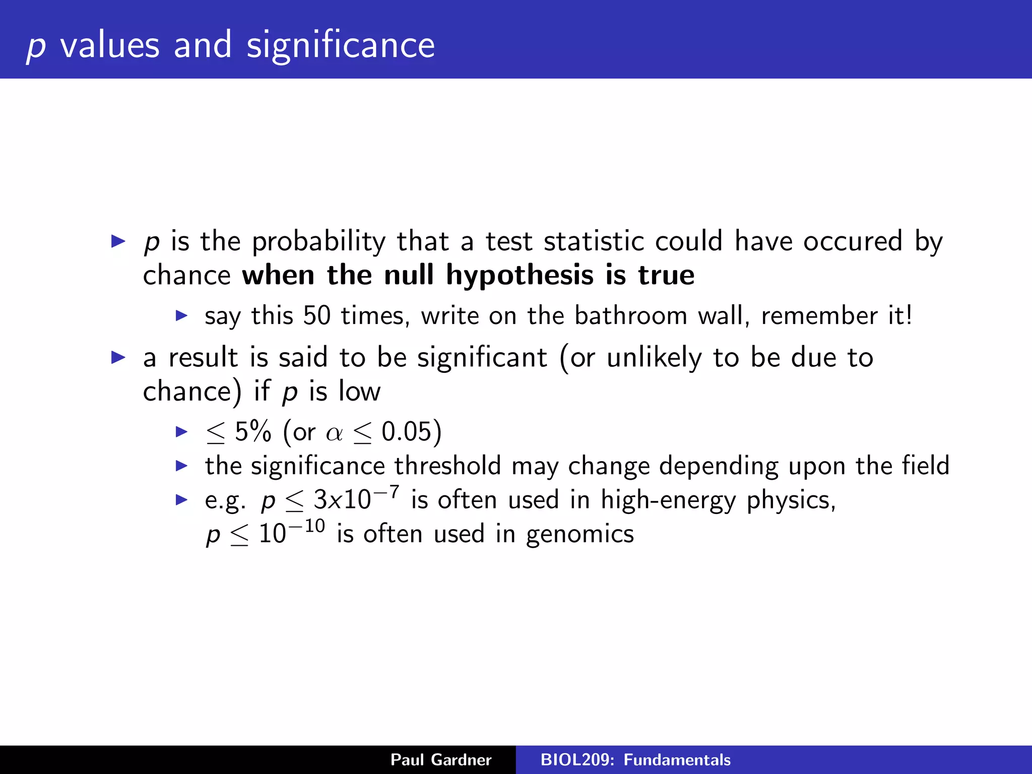 Fundamentals of statistical analysis | PPT